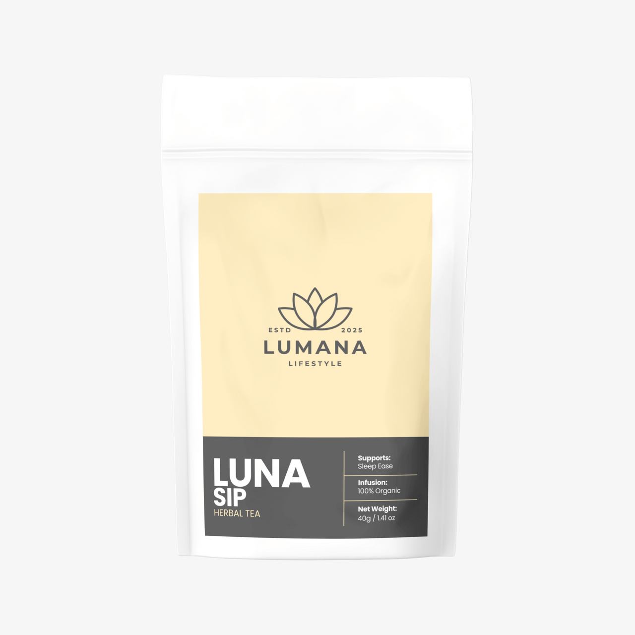 Luna Sip – Organic Sleep Herbal Tea (40 g) | Lumana Lifestyle